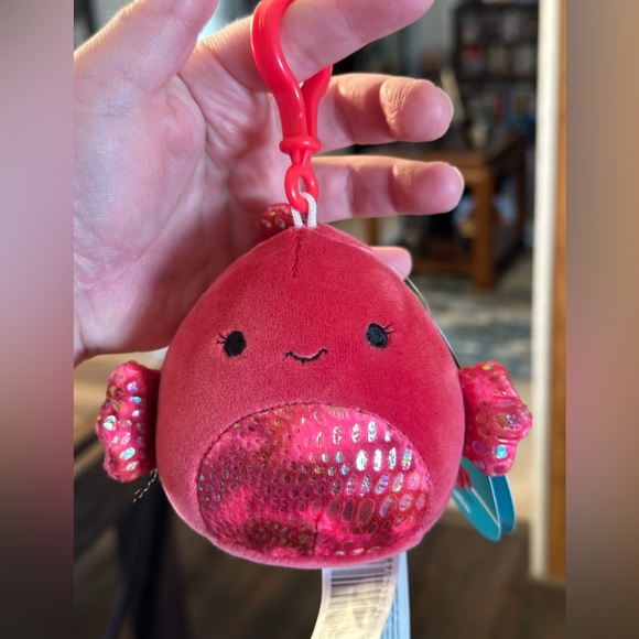 Squishmallows | Toys | Nwt Squishmallow Barella The Betta Fish 3 Clip ...